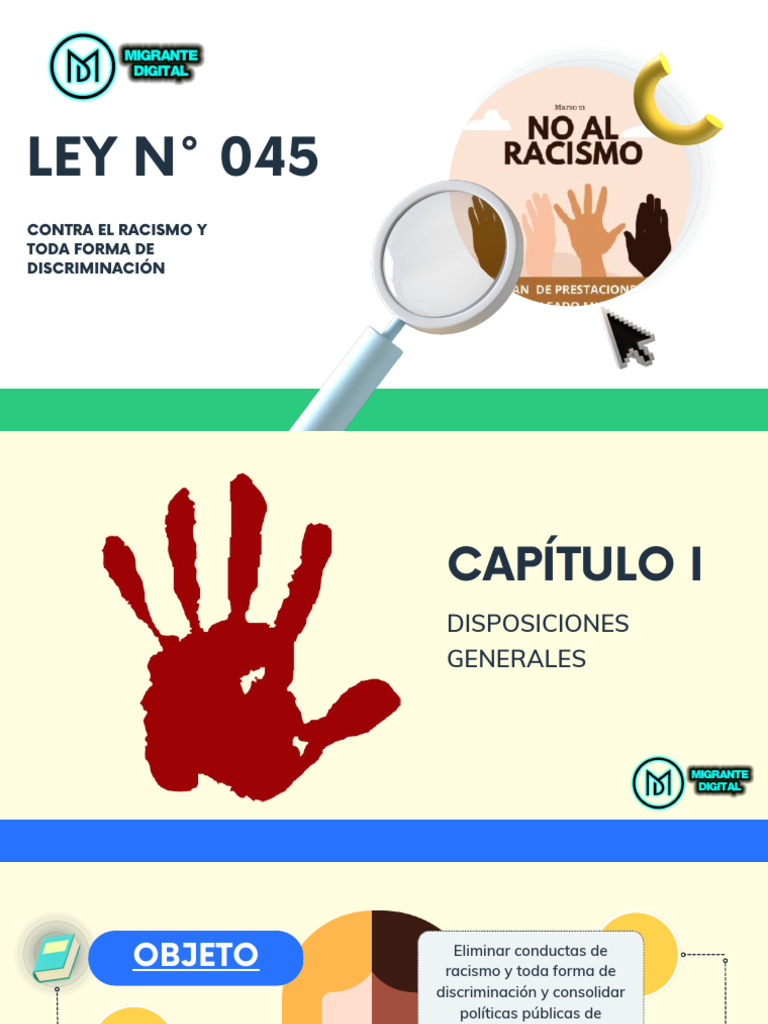 Ley 045 | Descargar gratis PDF | Racismo | Discriminación y relaciones raciales