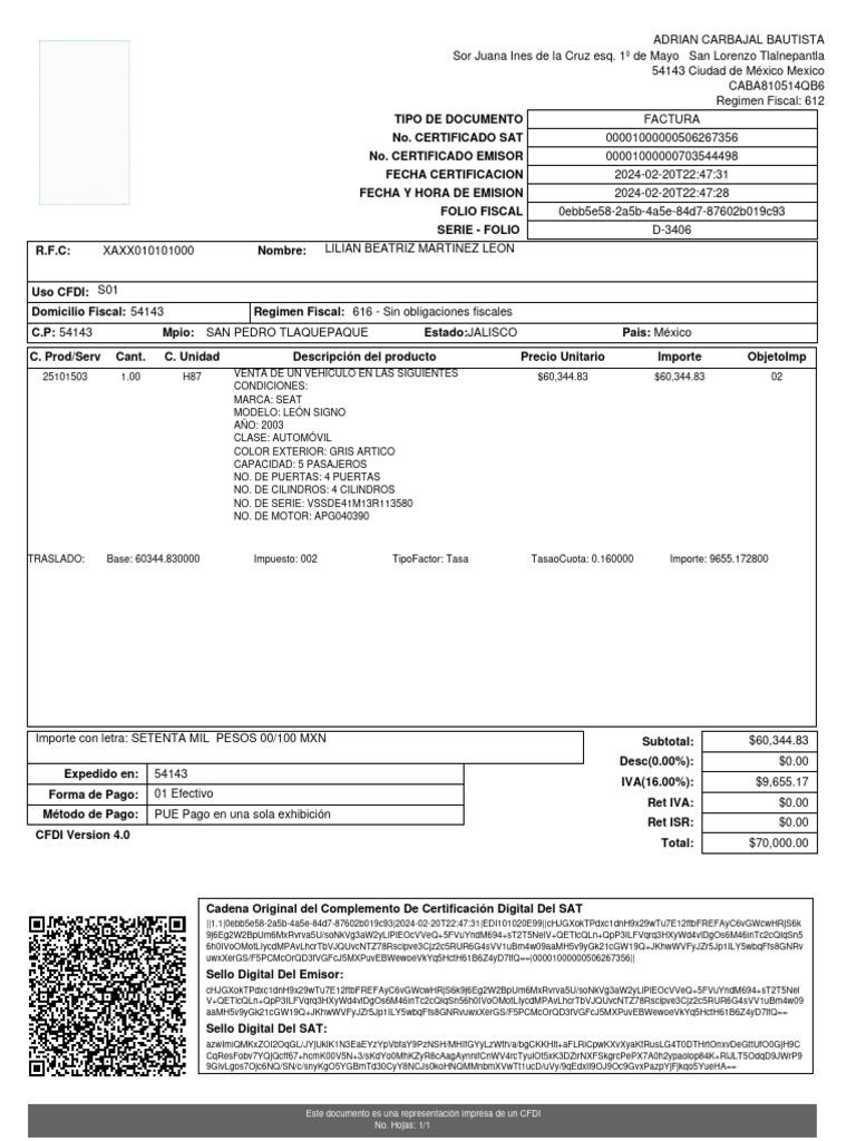 Refa Seat | PDF | Vehículos terrestres | Vehículos