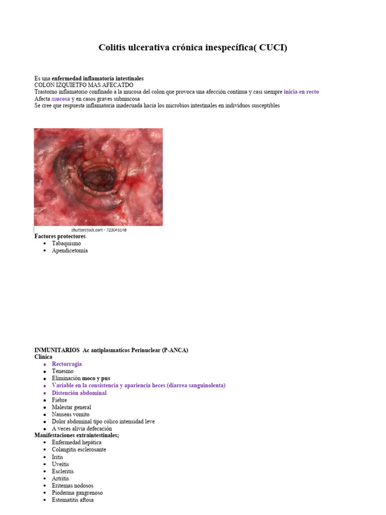 CUCI CRHON Y INTESTINO IRR | PDF | Colitis ulcerosa | Enfermedad celíaca