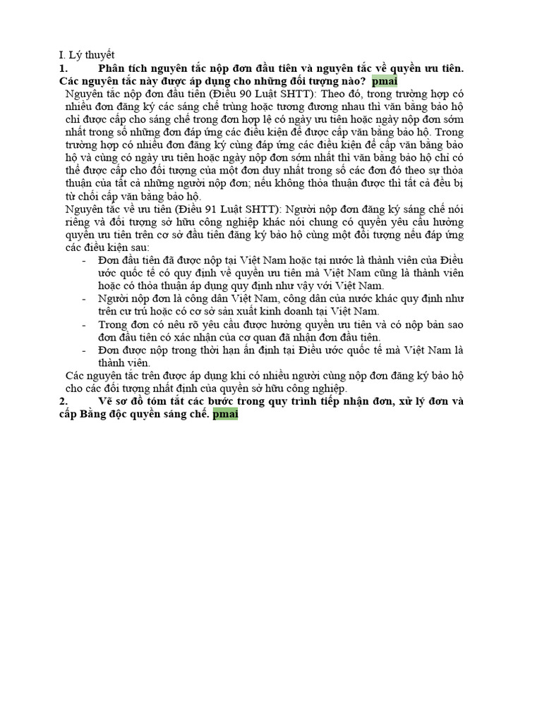 SHTT Chương III | PDF