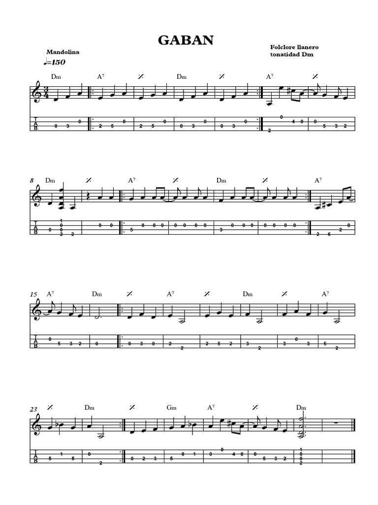 Gaban Mandolina | PDF