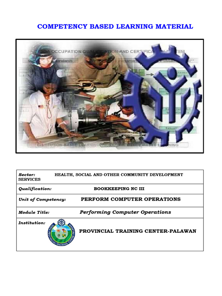 Bookkeeping NC III: Computer Operations Module | PDF | Operating System ...
