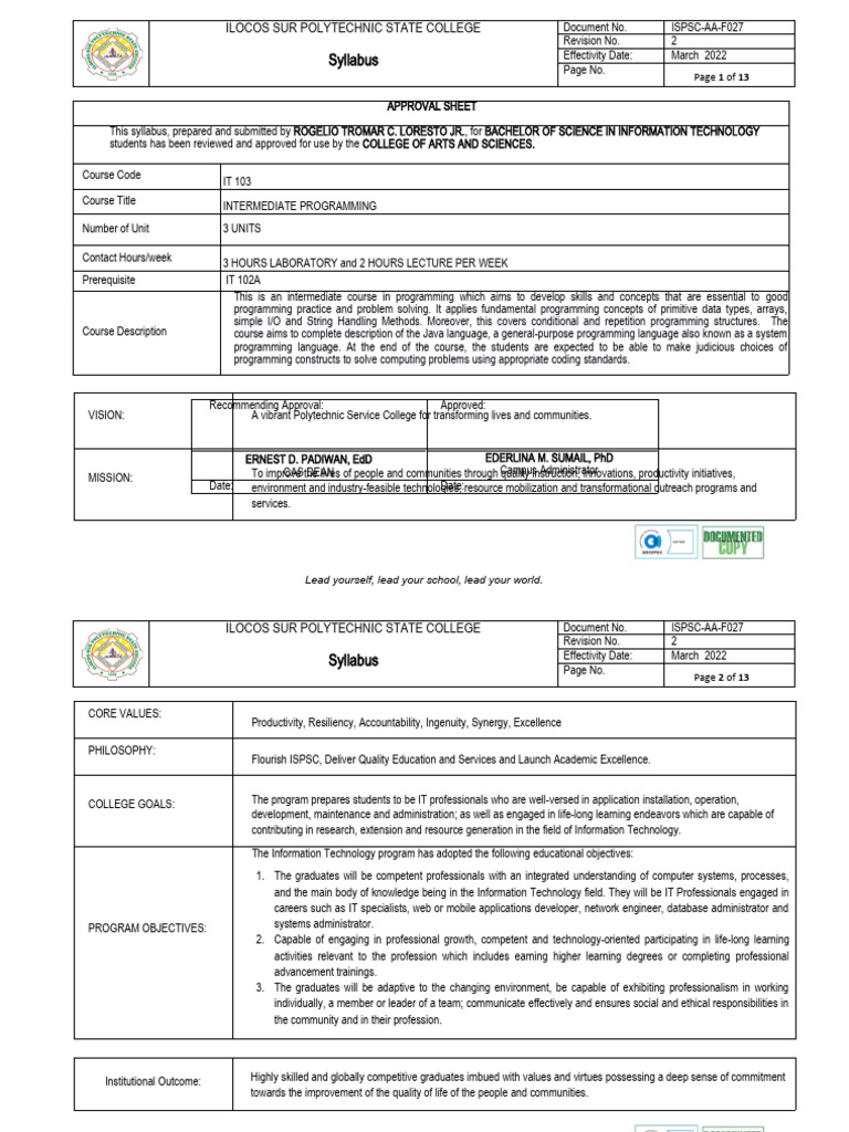 intermediate-programming | PDF | Information | Computer Programming