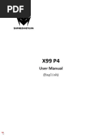 x99 pr9 Lga 2011 3 Motherboard Manual | PDF | Bios | Usb