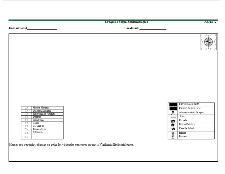 Anexo A CROQUIS O MAPA EPIDEMIOLÓGICO | PDF