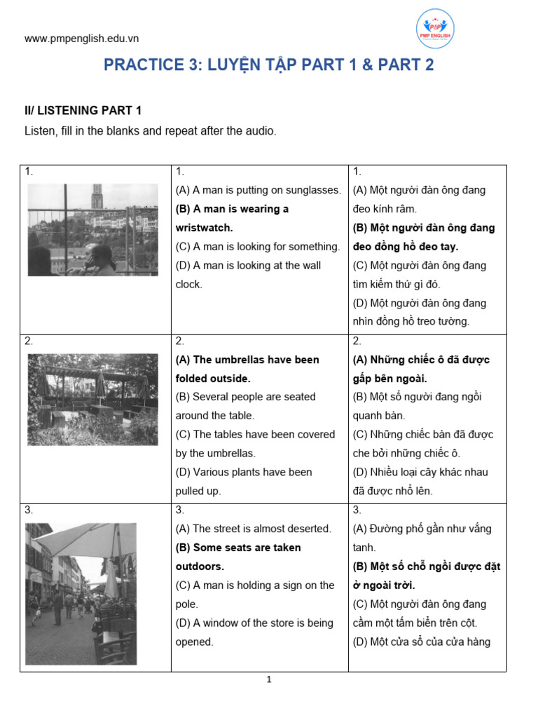 Transcript Practice 3 | PDF