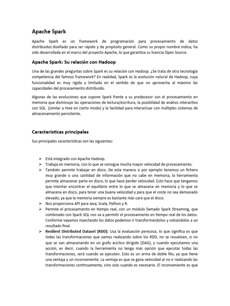 Apache Spark - Elasticsearch-Apache storm-RSTUDIO | PDF | Apache Hadoop ...