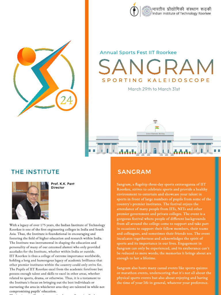 Sangram'24 (Brochure) | PDF | Sports