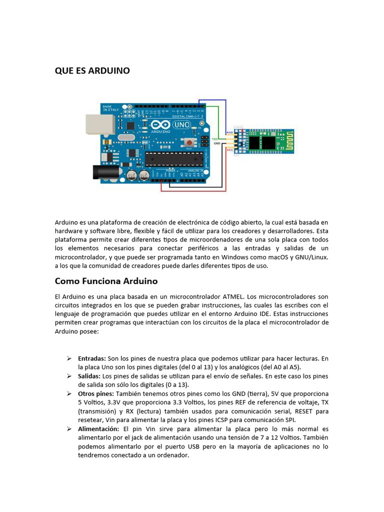 ROBOTICA | PDF | Arduino | Ingenieria Eléctrica