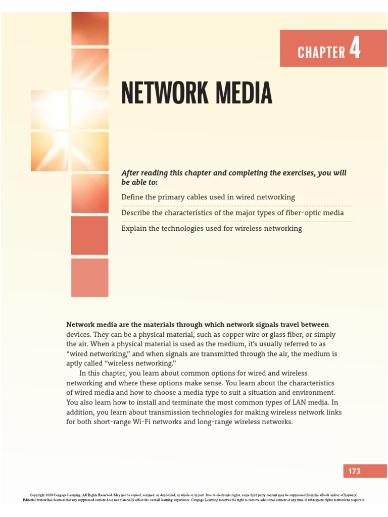 Choosing the Right Network Media | PDF | Transmission Medium ...