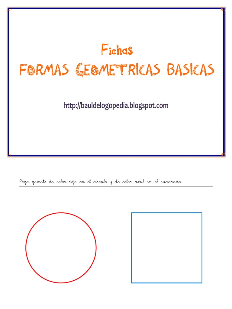 Fichas Formas Geométricas Básicas | PDF