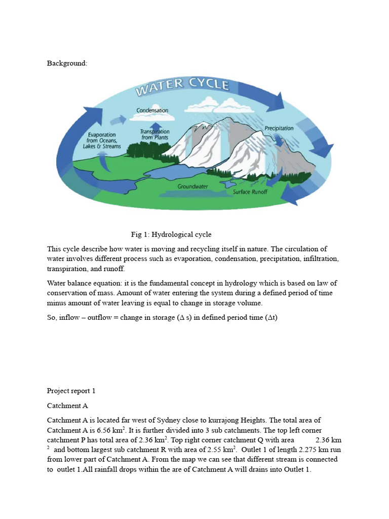 Project Report Task 2 | PDF | Drainage Basin | Discharge (Hydrology)