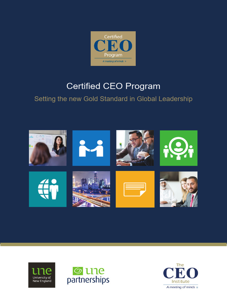 Certified CEO Program for Global Leaders | PDF | Innovation | Creativity
