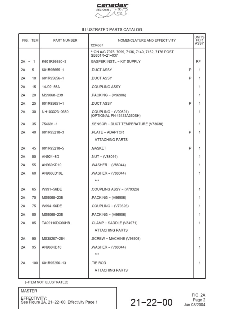 Illustrated Parts Catalog: Fig. Item Part Number 1234567 Nomenclature ...
