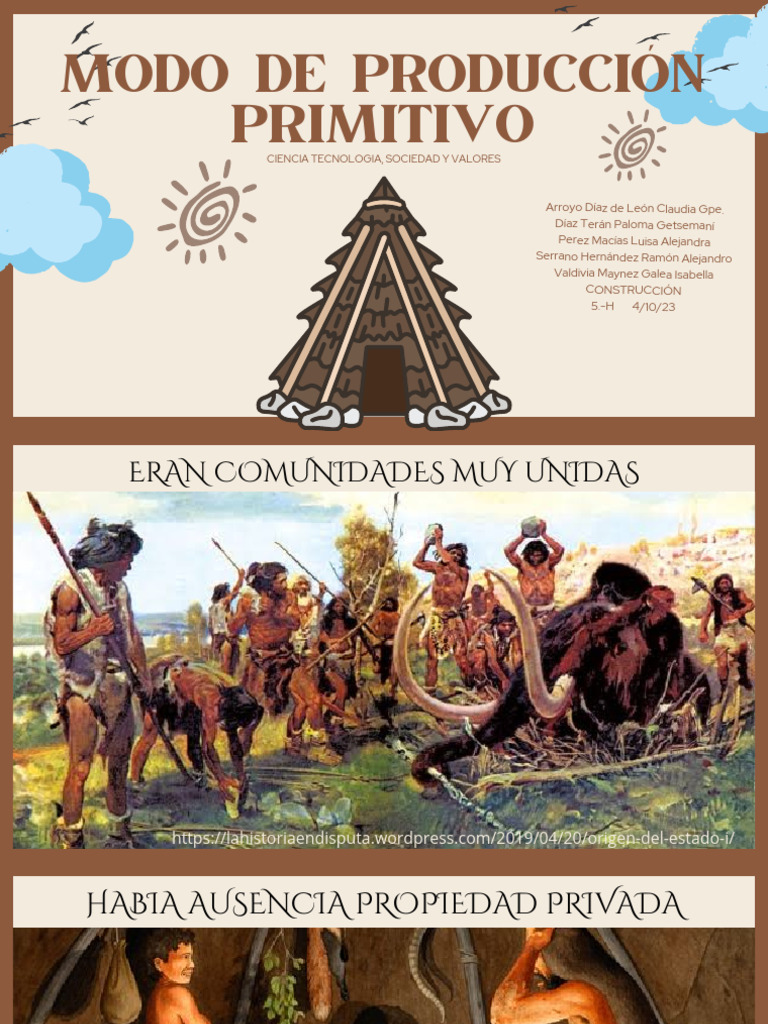 Modo de Produccion Primitivo | PDF | Sociedad | Agricultura