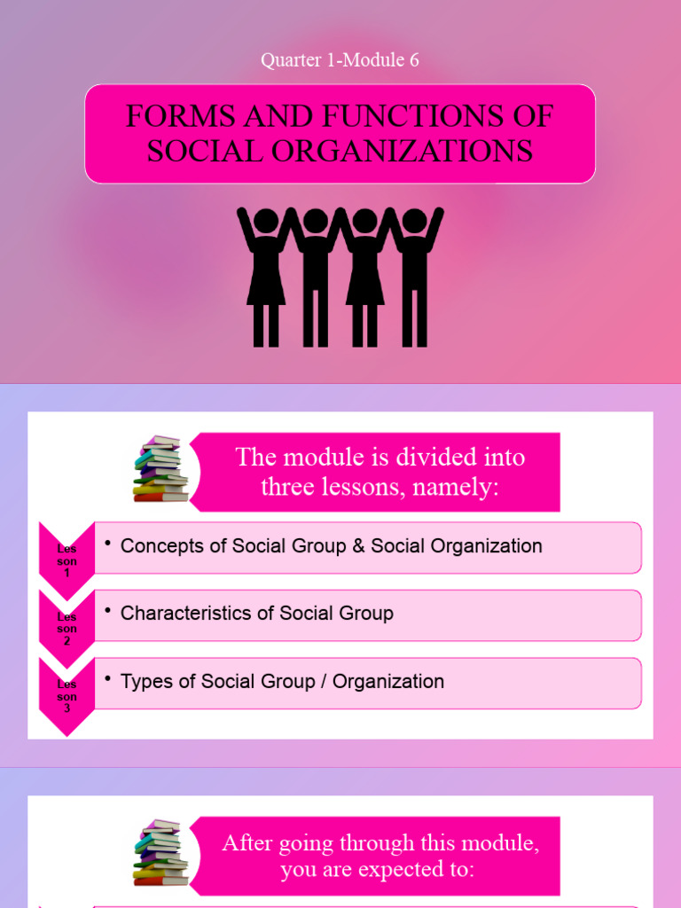 UCSP Forms Function of Social Organization | PDF | Social Group | Psychology