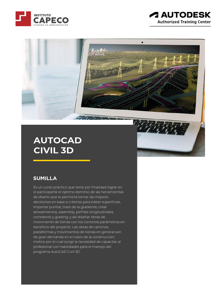 ATC Civil 3D MJS | PDF | Microprocesador | Cad automático