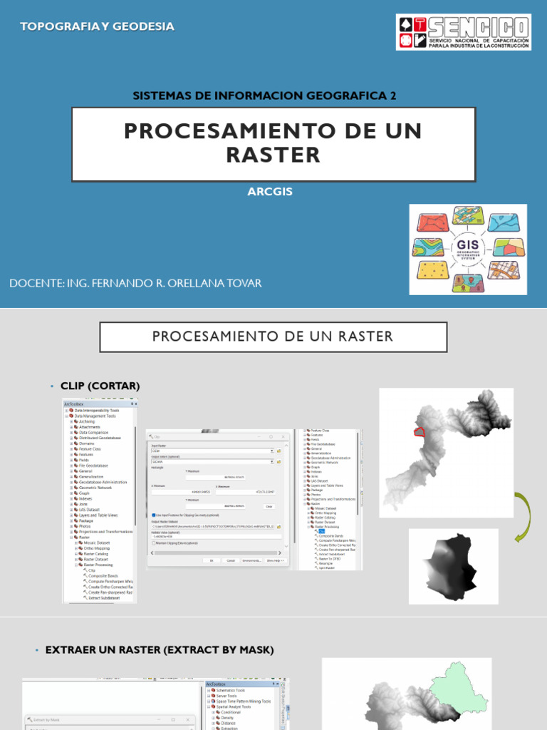 SEMANA 11 - PROCESAMIENTO DE UN RASTER | PDF