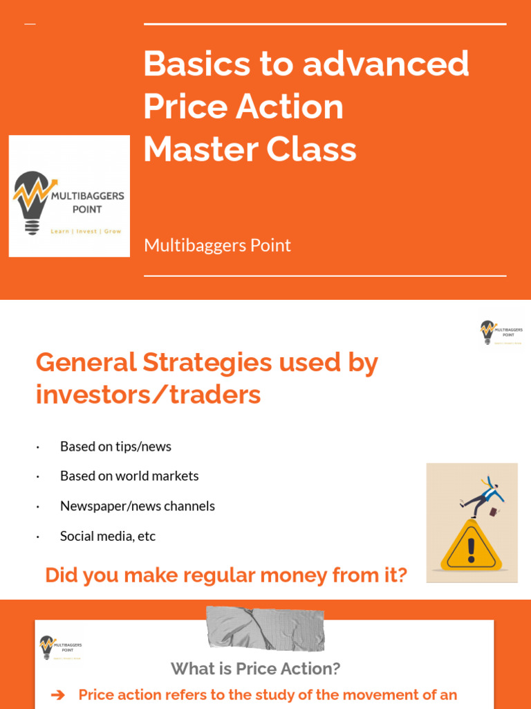 Basics to Advanced Price Action Course | PDF | Technical Analysis ...