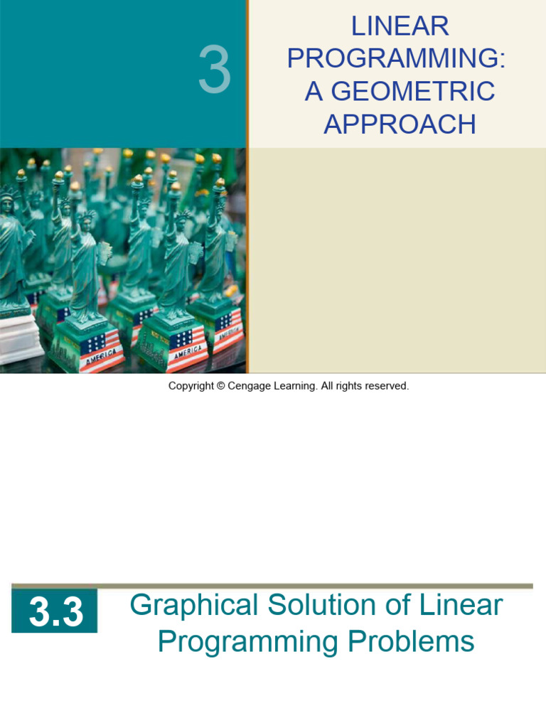 03 03 Linear Programming Graphic Solutions | PDF | Linear Programming | Mathematical Optimization