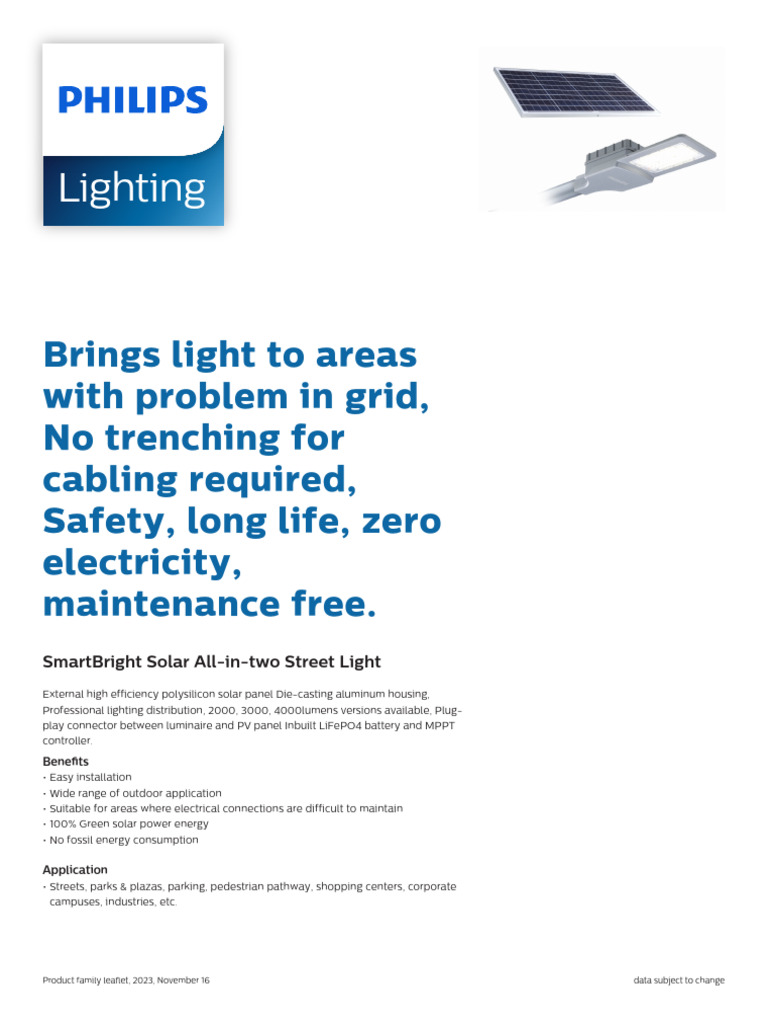 Localized Commercial Leaflet | PDF | Solar Power | Lighting
