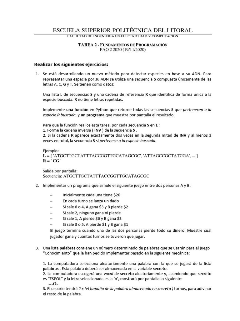 32 Tarea2 U4 U5 FP PAO2 2020 | PDF | Informática | Ciencias de la Computación