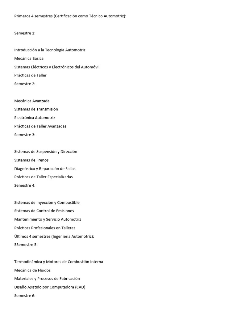 Programas Automotriz | PDF | Coche | Coche eléctrico