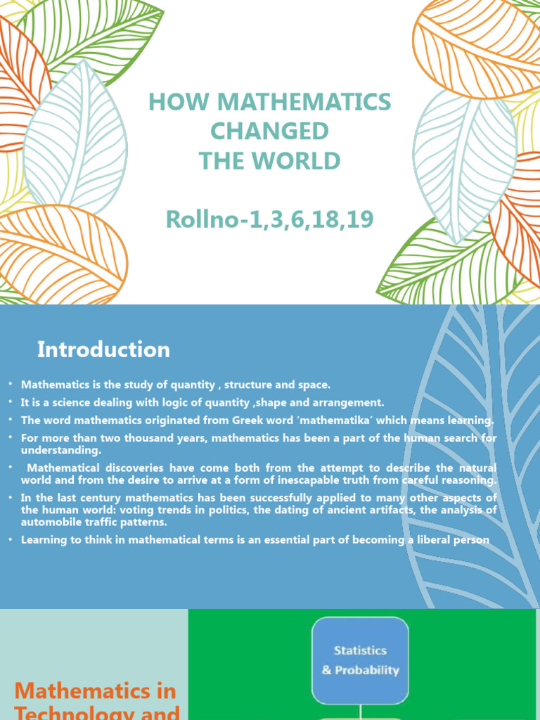 Maths4 Presentation Suman | PDF | Mathematics | Machine Learning