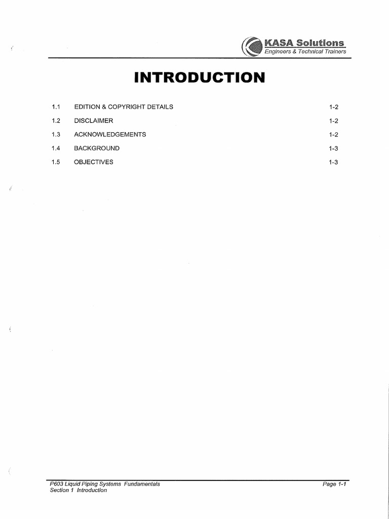 Design Guide - Piping - Kasa - Fundamentals Training 01,02 ...