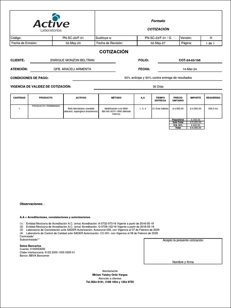 Cot-24-03-195 Enrique Monzon | PDF