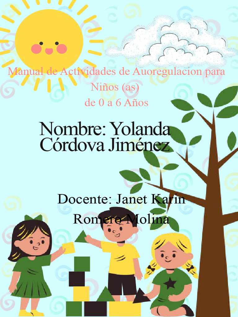 Técnicas de Autoregulación Emocional Infantil | PDF | Las emociones ...