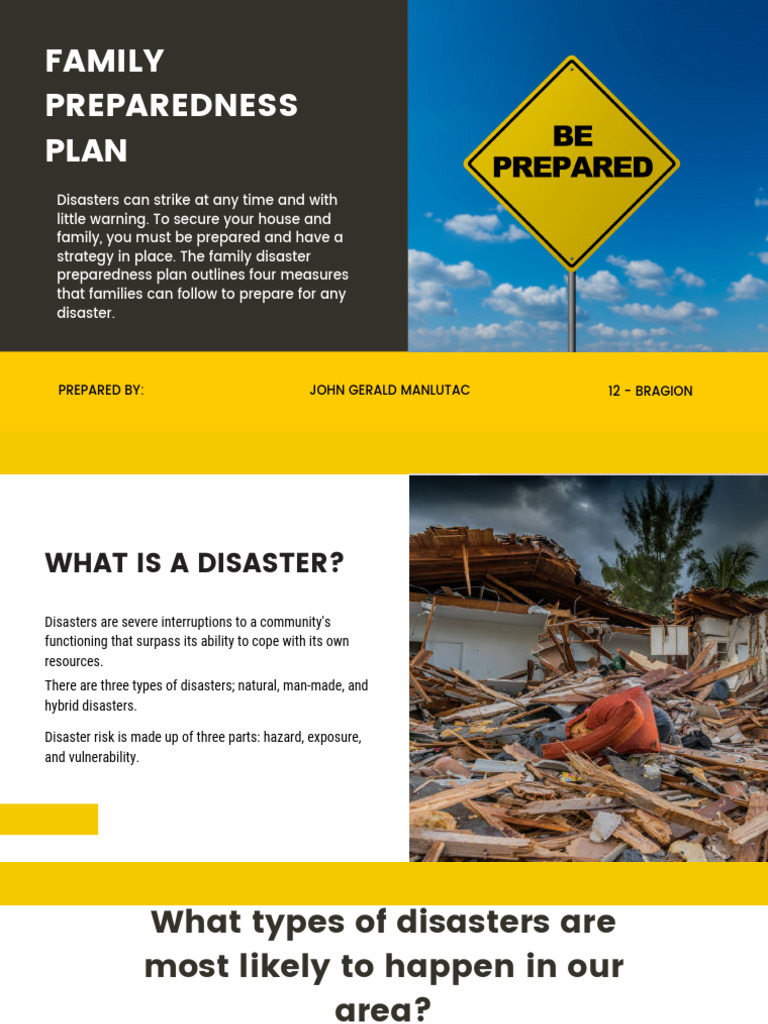 FAMILY-PREPAREDNESS-PLAN | PDF | Fires | Emergency Management