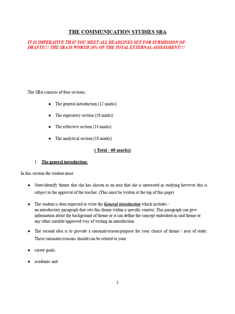 Communication Studies IA Outline | PDF | English Language | Communication