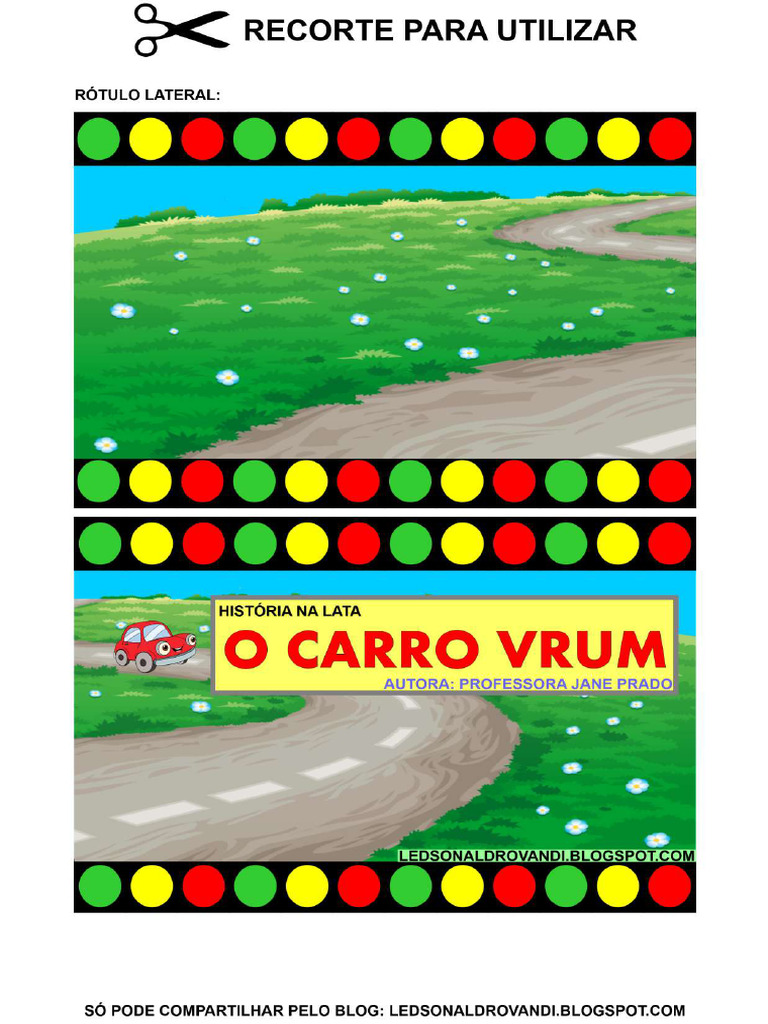 Historia Na Lata o Carro Vrum | PDF