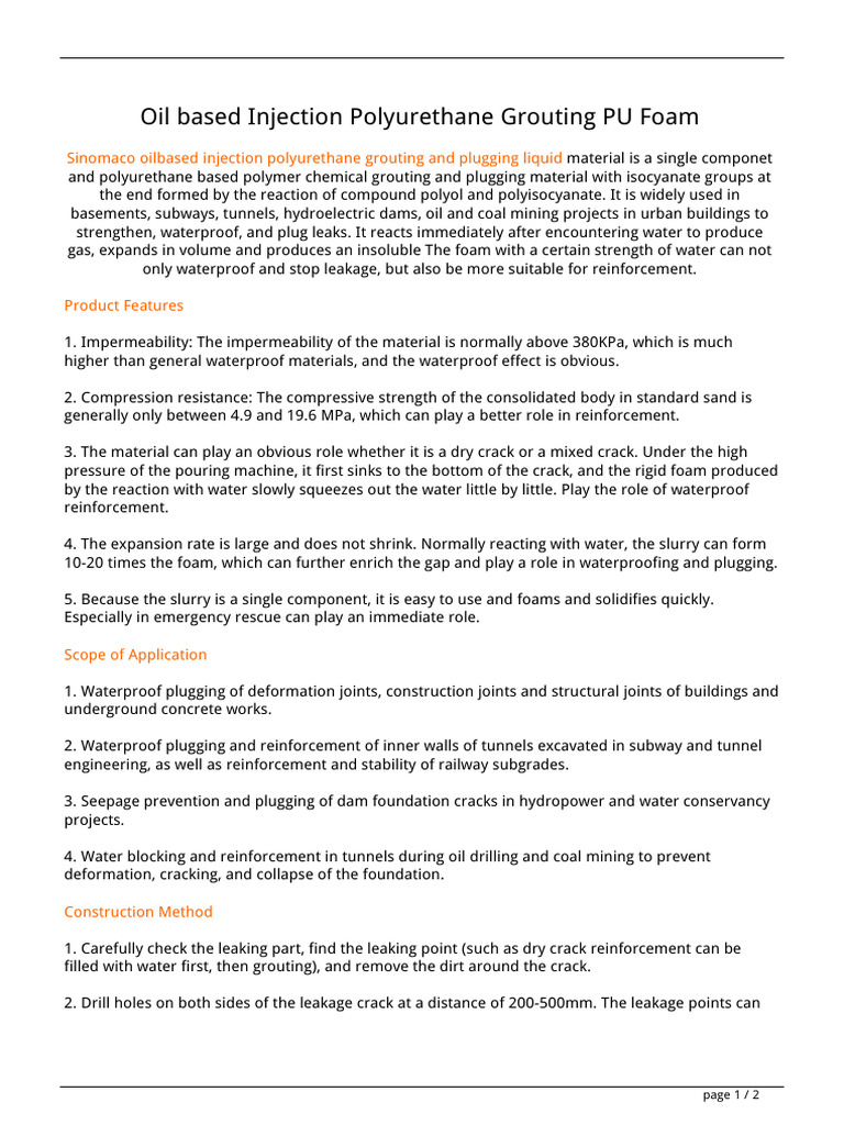 Pu Coating | PDF | Polyurethane | Materials
