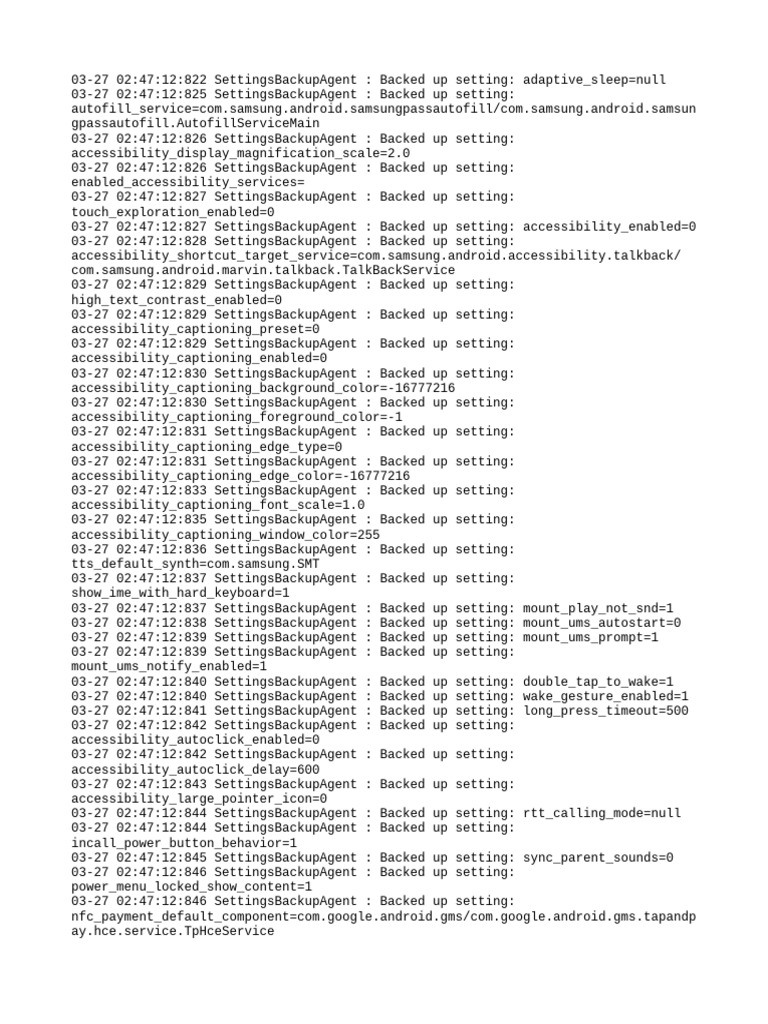 Settingsprovider | PDF