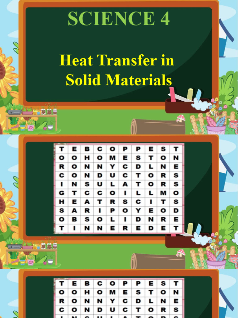 Heat Transfer in Solids: Group Activity | PDF | Philosophy | Technology ...