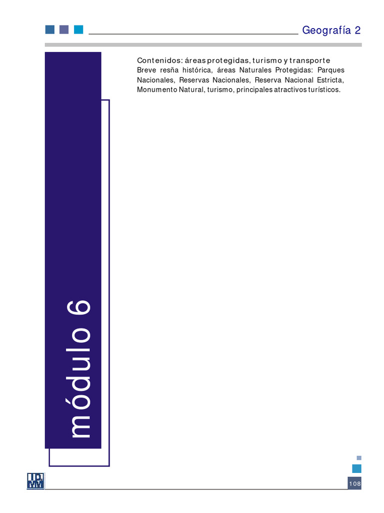 Geografia II Modulo 6 | PDF | Área protegida Geografia II Modulo 6 | PDF | Área protegida