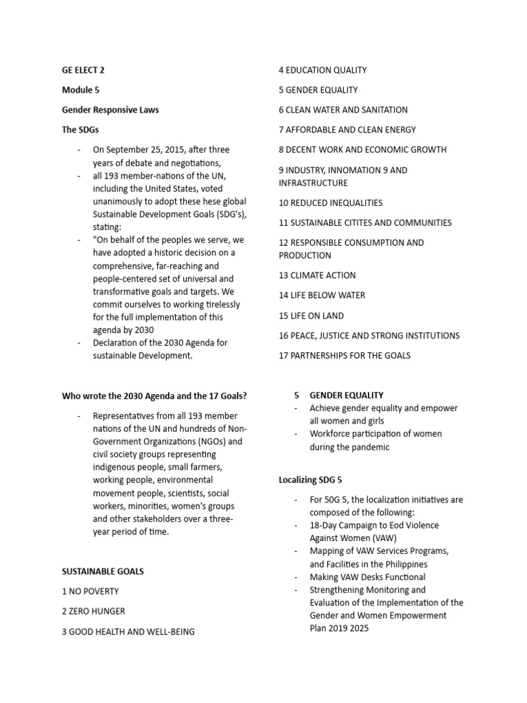 GE-ELECT-2 Final Reviewer | PDF | Peace | Violence