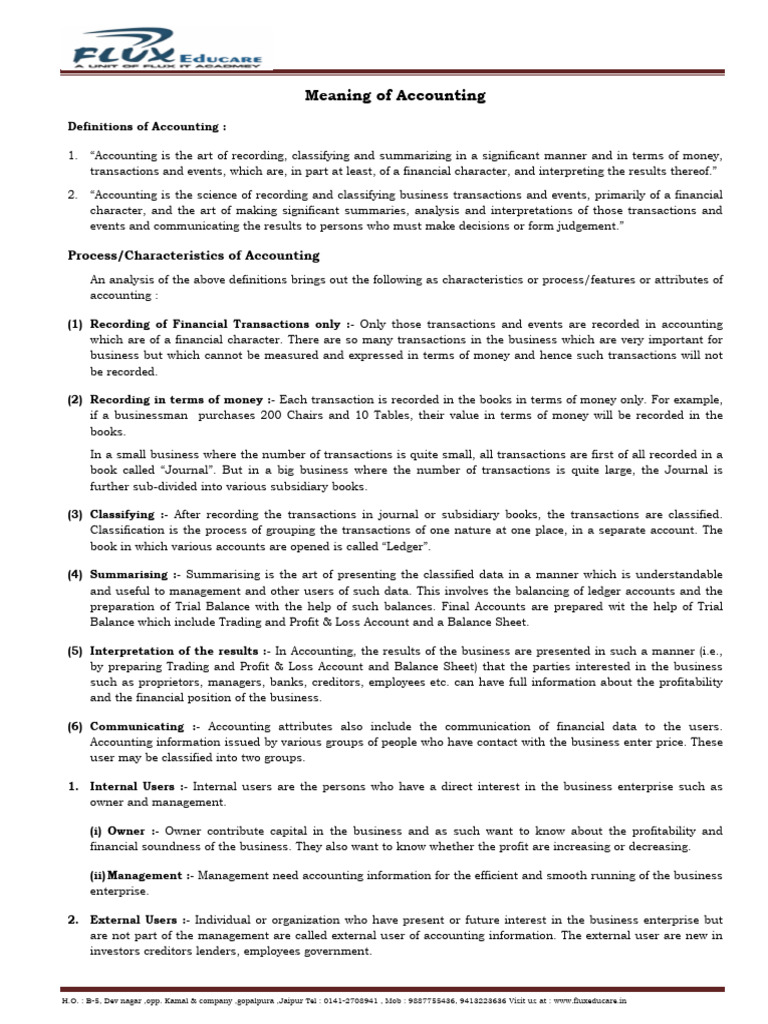 Account Notes (Safe-File) | PDF | Debits And Credits | Expense