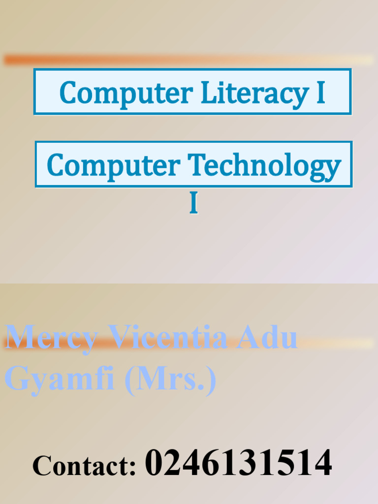1 Introduction To Computers | PDF | Personal Computers | Internet 1 Introduction To Computers | PDF | Personal Computers | Internet