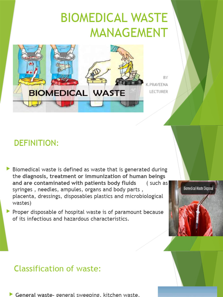 Biomedical Waste Management | PDF | Waste | Waste Management