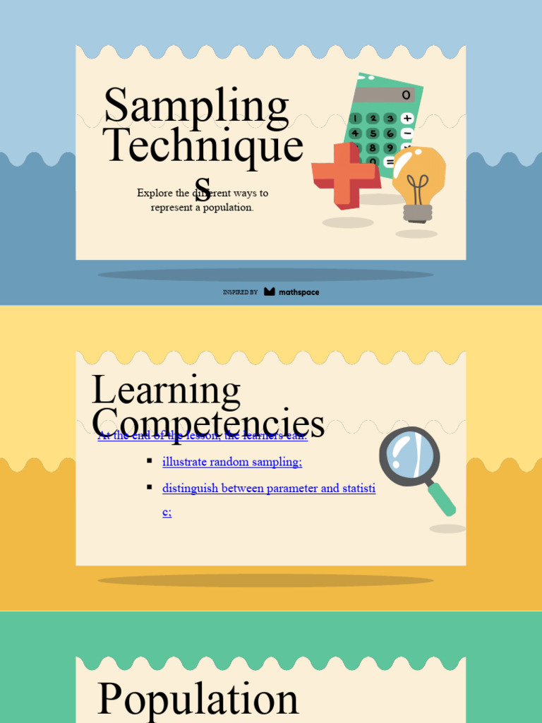 Sampling Techniques Education Presentation | PDF | Sampling (Statistics) | Scientific Method