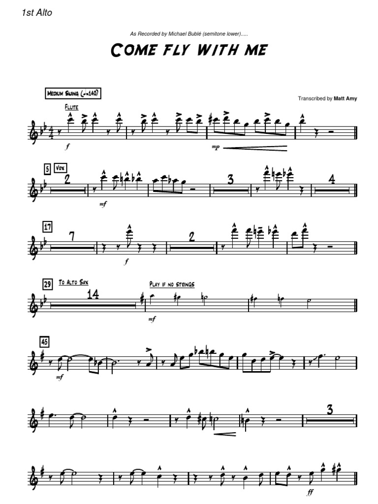 Come Fly With Me | PDF | Aerophones | Musicology