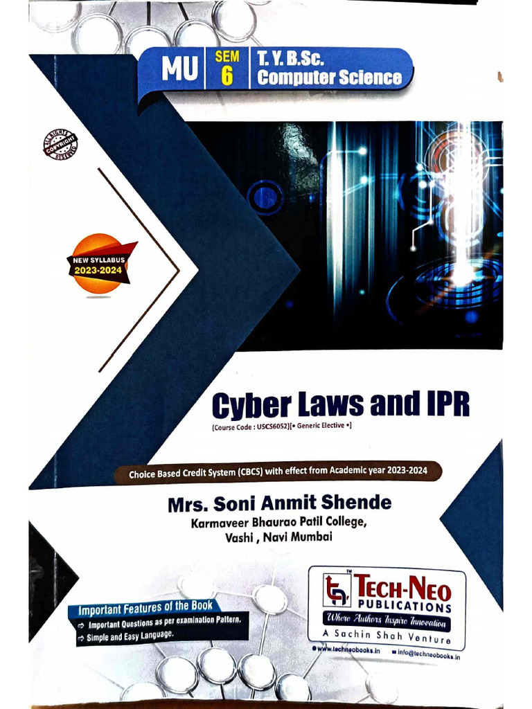 Cyber Law Textb | PDF