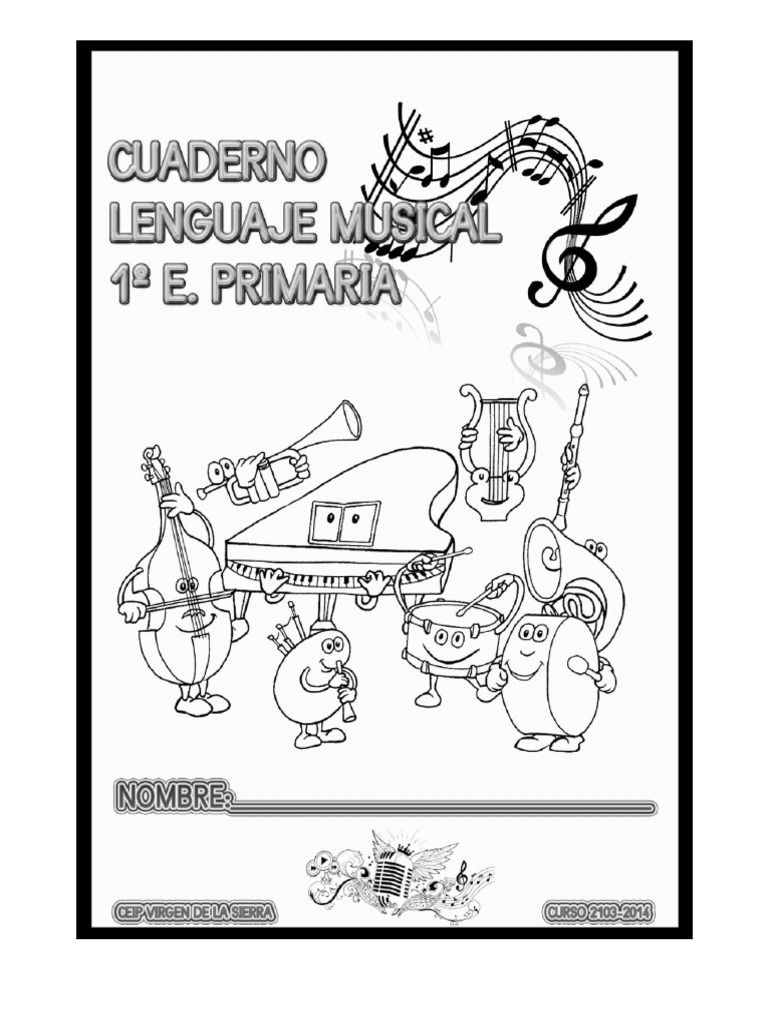 Copia de Cuaderno Musical 1 A | PDF
