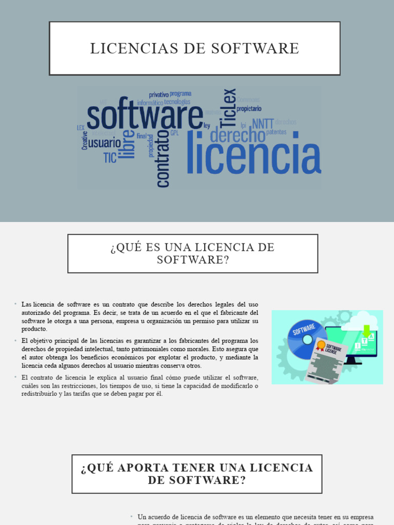 Licencias de software | PDF | Software libre | Software propietario
