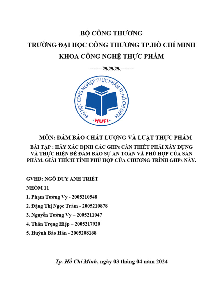Nhóm 11-Báo Cáo BT GHP | PDF