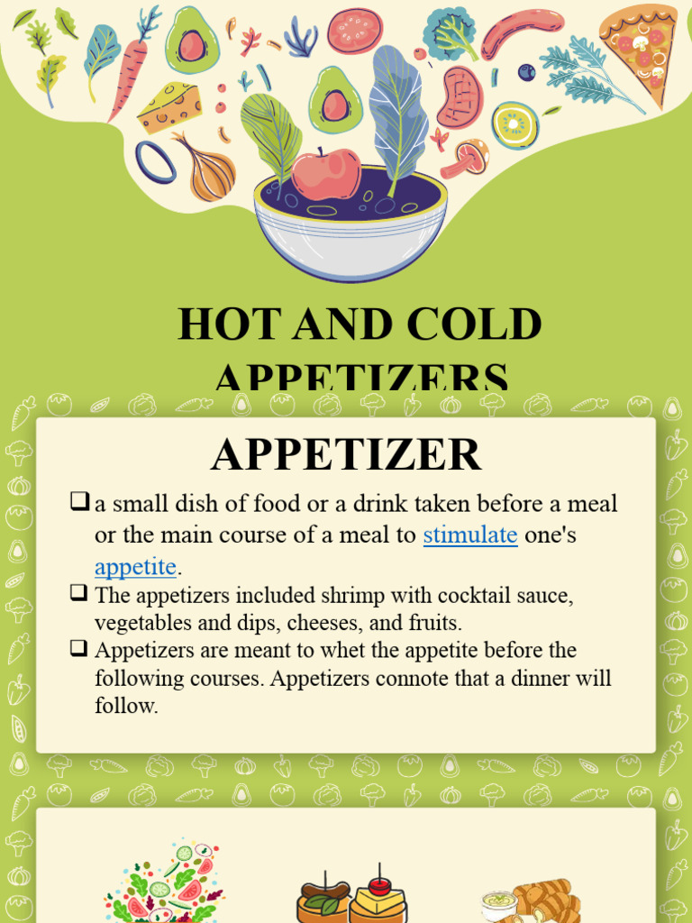 TLE 9 APPETIZERS | PDF