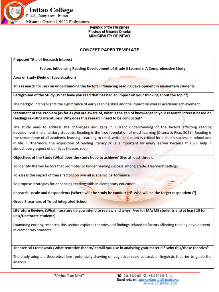 Concept Paper Final | PDF | Learning | Human Communication